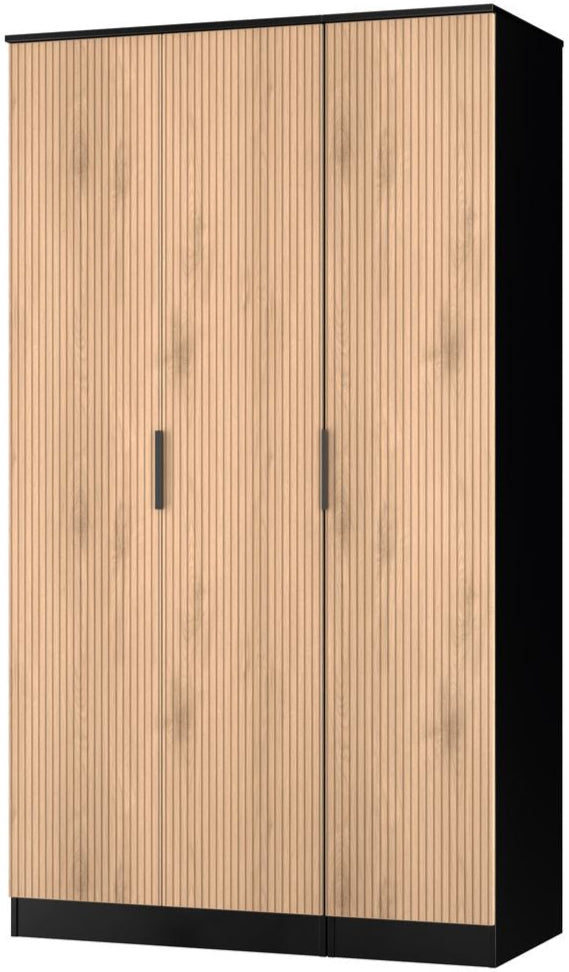 Java Tall 3 Door Triple Wardrobe – Own Furniture