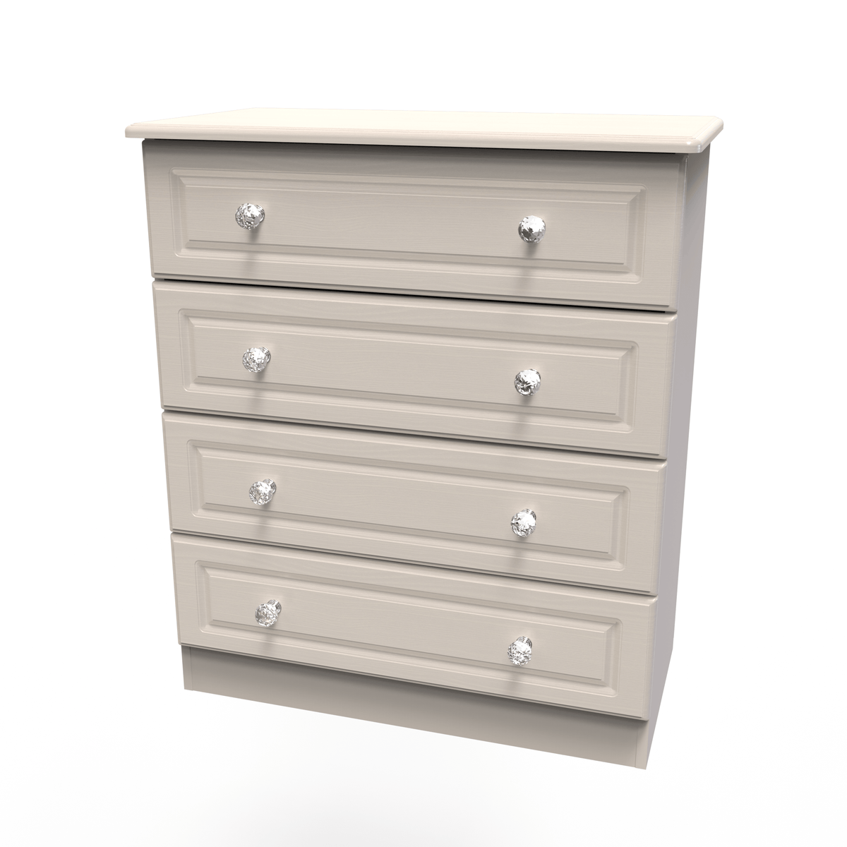 Crystal Ash 4 Drawer Chest – Own Furniture