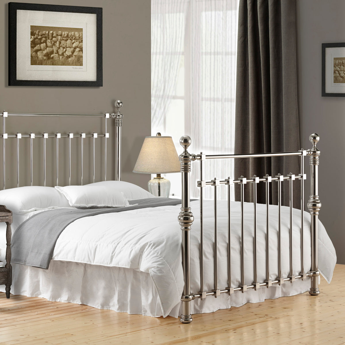 Edward Metal Hight Foot End Bed Frame – Own Furniture