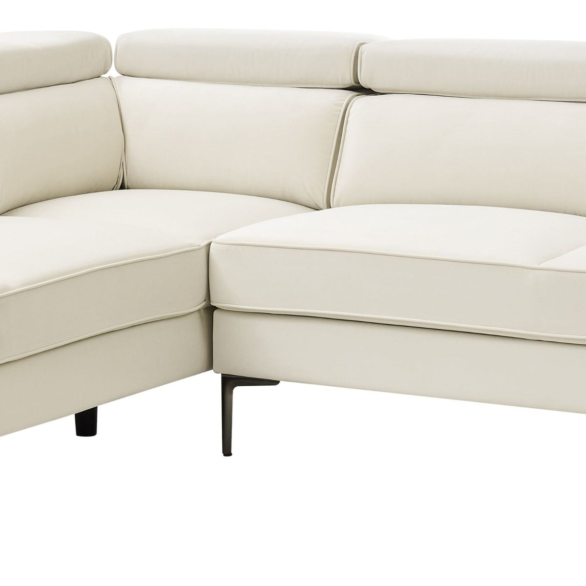 Martina Velvet Left Hand Corner Terminal Sofa – Own Furniture
