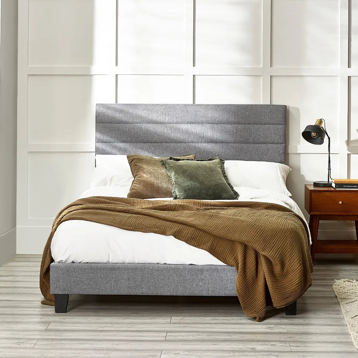 Merida Linen Bed Frame – Own Furniture