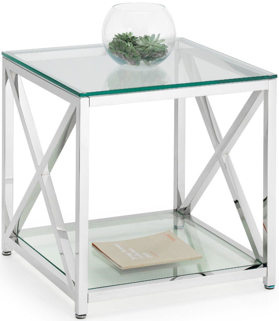 Miami Glass Top Lamp Table – Own Furniture